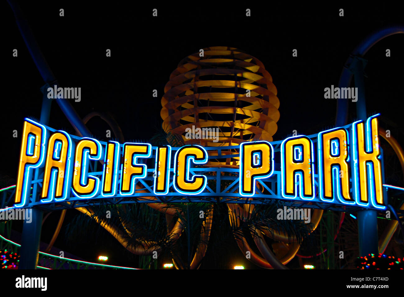 Pacific Park, Santa Monica Pier, California Stock Photo - Alamy