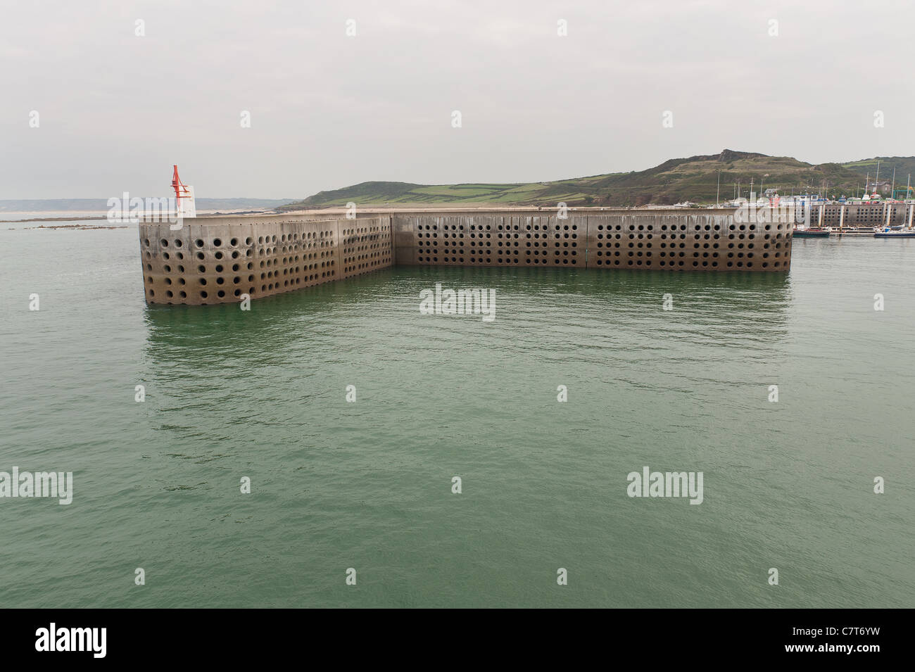 Sea defence concrete wave hi-res stock photography and images - Alamy