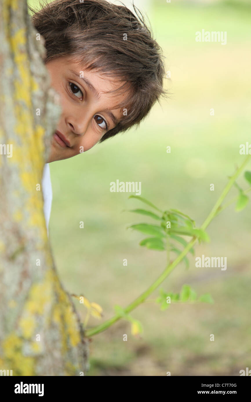 Peek a boo smile hi-res stock photography and images - Alamy