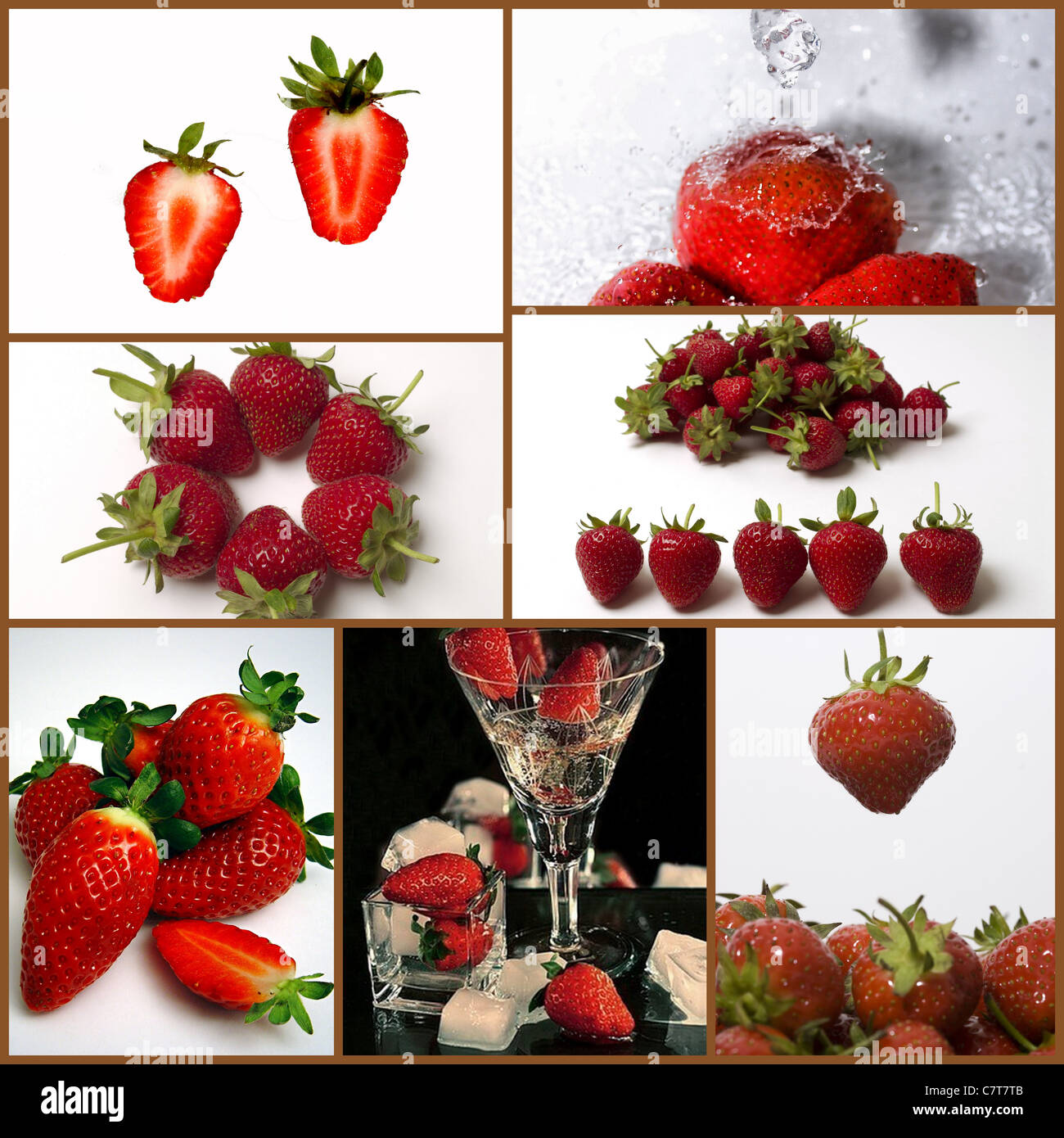 Healthy food collage hi-res stock photography and images - Alamy