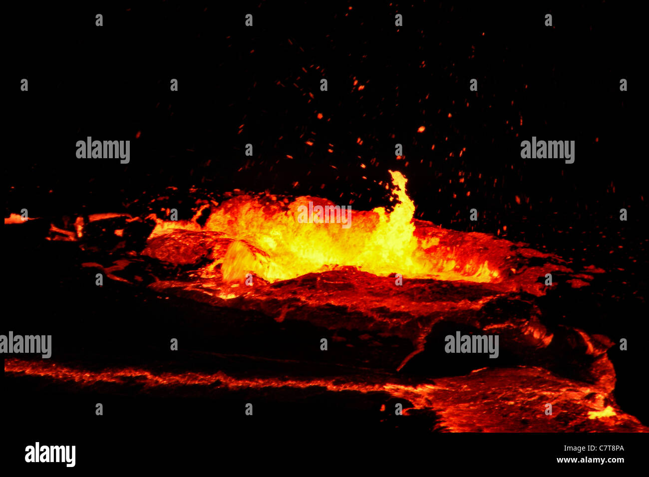 Ethiopia danakil depression volcano hi-res stock photography and images ...
