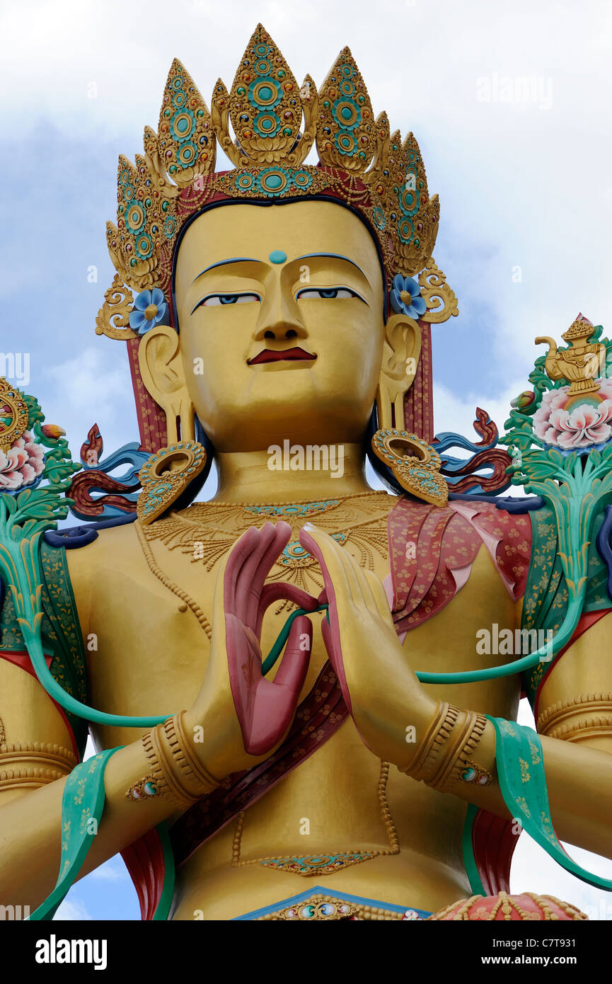 Statue of Jampa (Maitreya) Future Buddha reported to be 32 metres, 106 ...