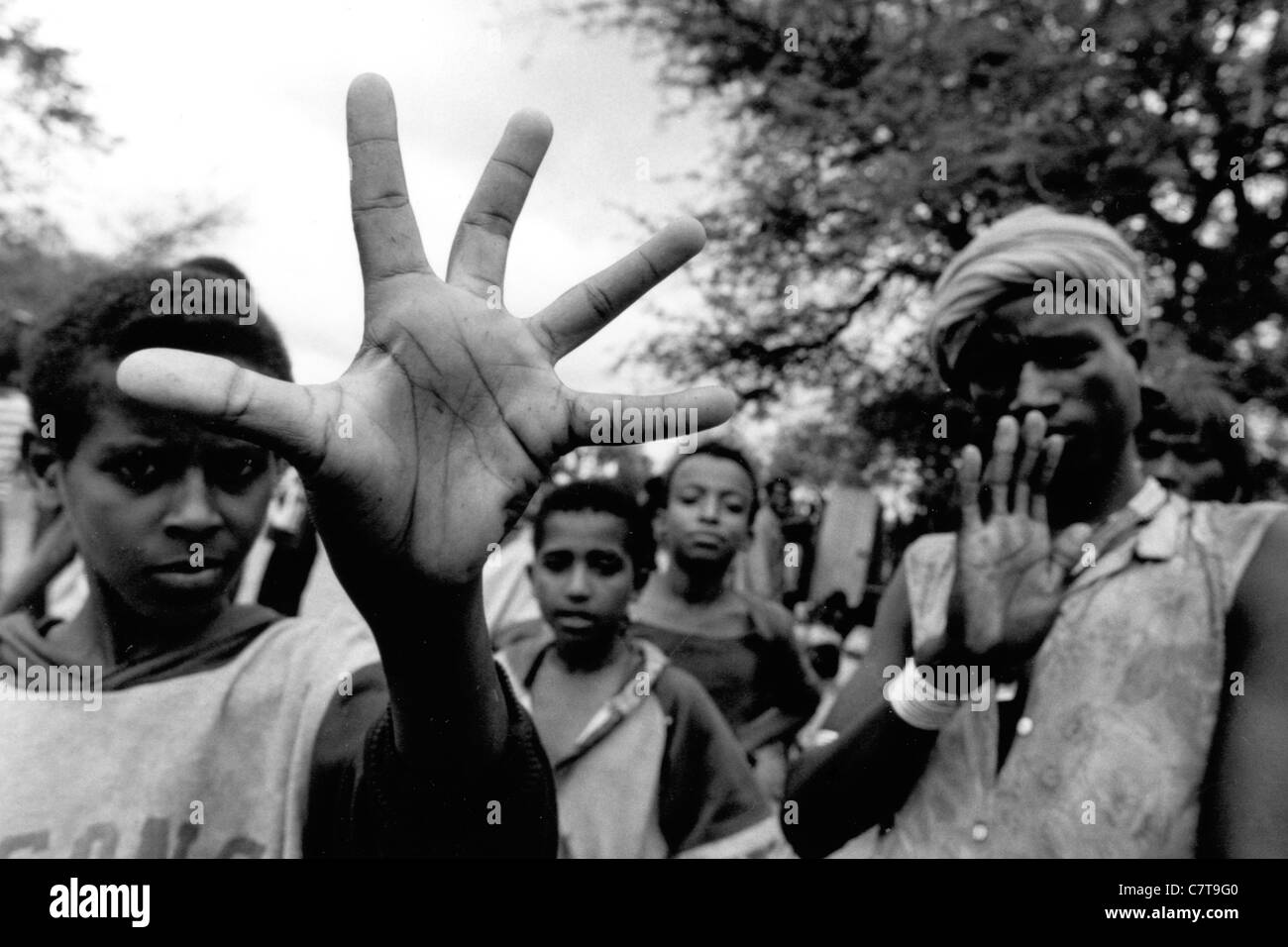 People in valley Black and White Stock Photos & Images - Alamy