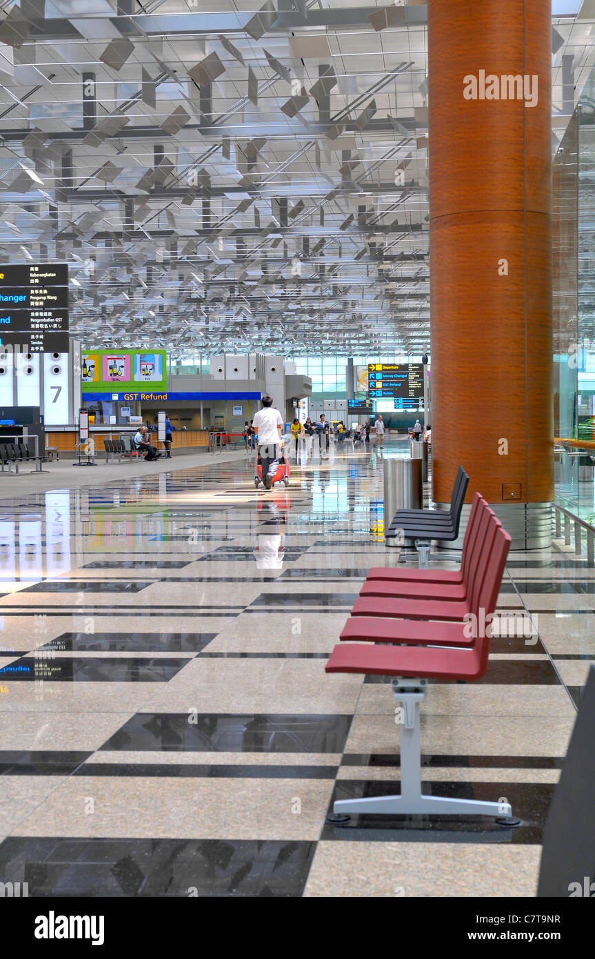 Singapore Changi Airport Terminal 3 - Architecture Details - Passengers ...