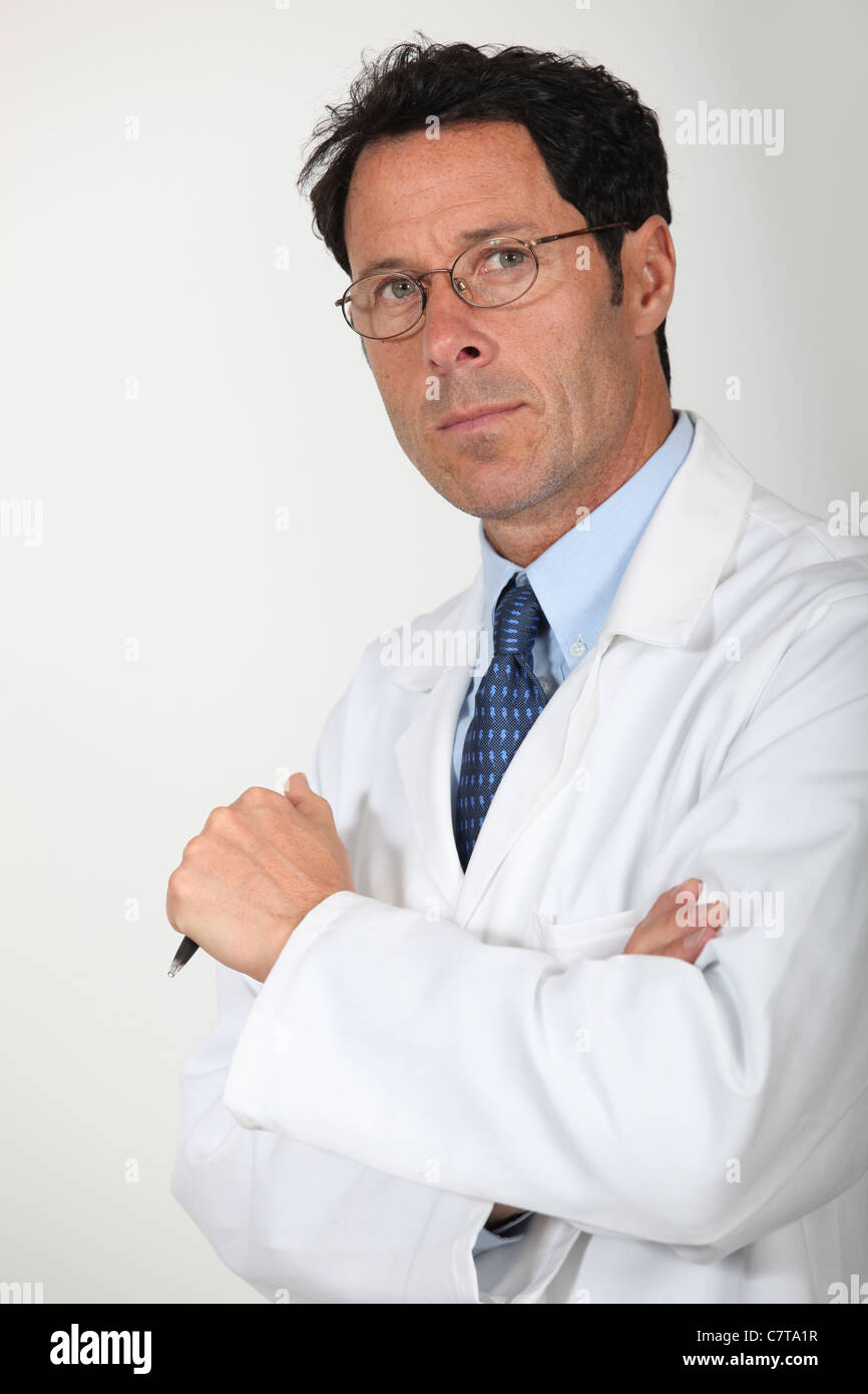 portrait of a physician Stock Photo - Alamy