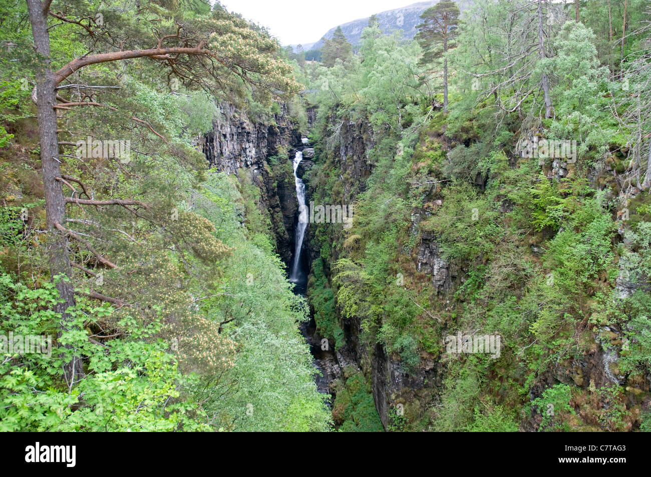 Corrieshalloch Gorge and Falls of Measach Stock Photo - Alamy