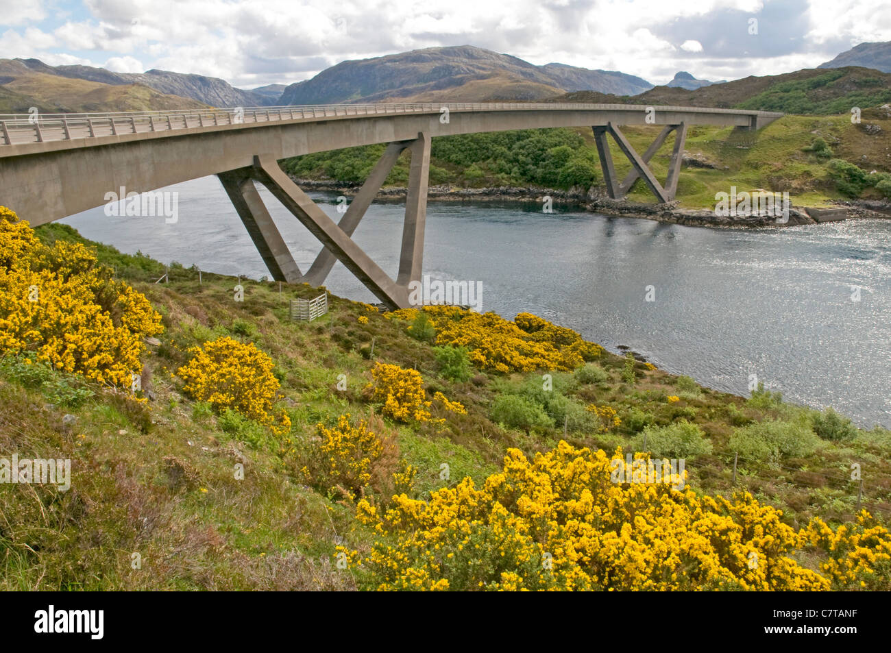 Road bridge at Kylesku, Scotland Stock Photo - Alamy