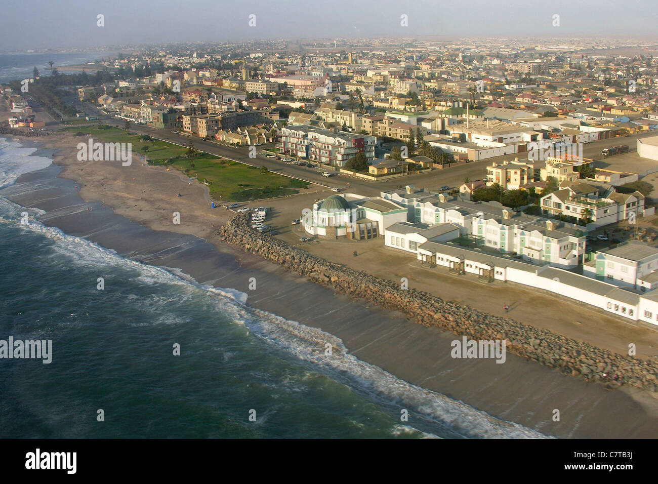 Africa, Namibia, Swakopmund, aerial view Stock Photo - Alamy