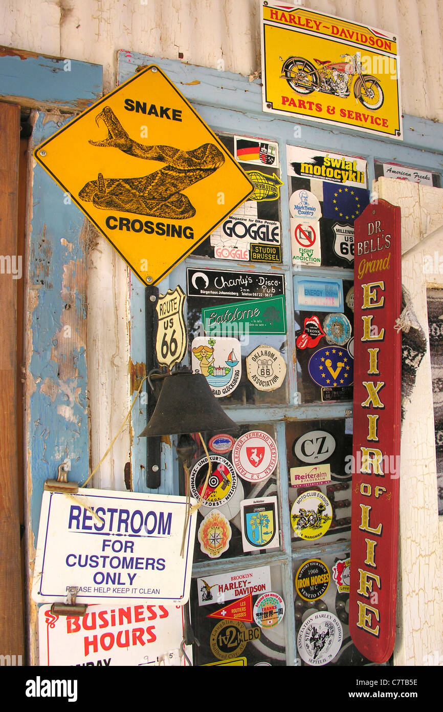 USA, Arizona, shop on Route 66 Stock Photo - Alamy