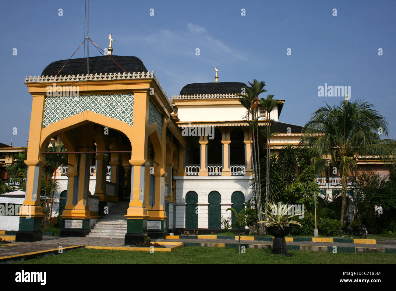 Istana Maimun Palace In Medan, North Sumatra Stock Photo - Alamy