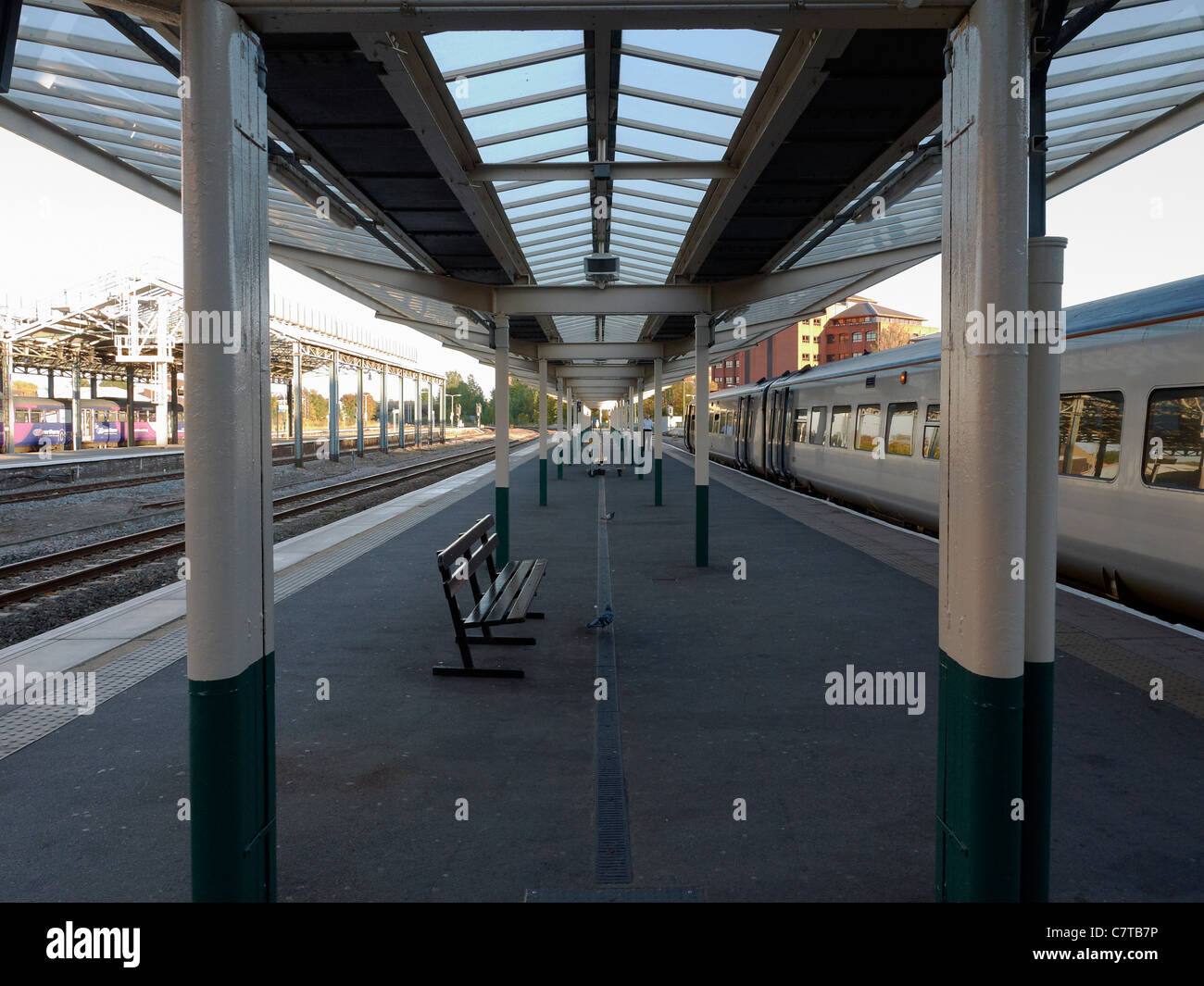 Railway station in Chester Cheshire UK Stock Photo - Alamy