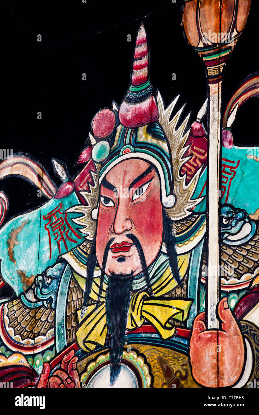 Door Gods at the Chen Family Temple in Guangzhou, China Stock Photo - Alamy