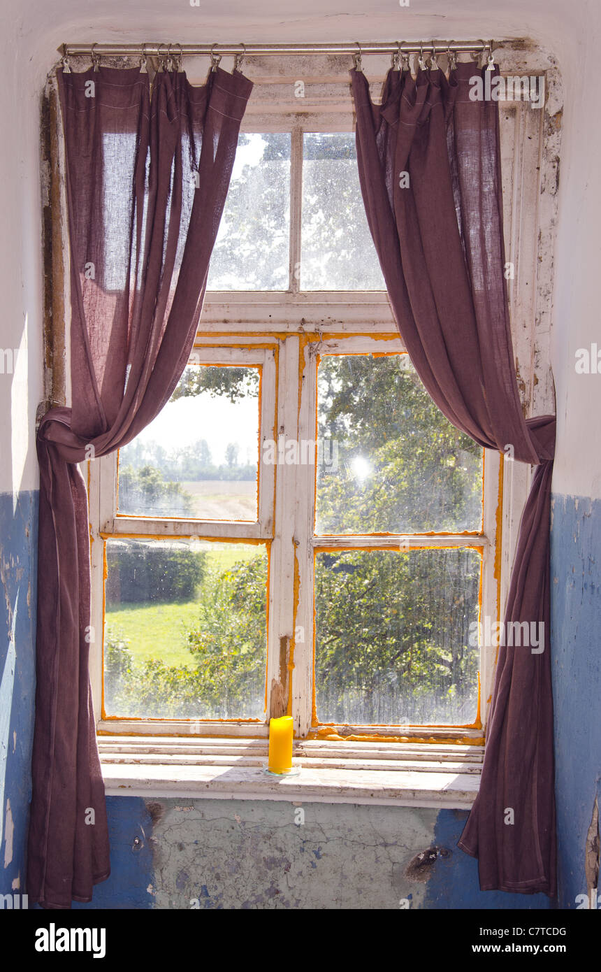 historical manor grunge and ancient window Stock Photo - Alamy