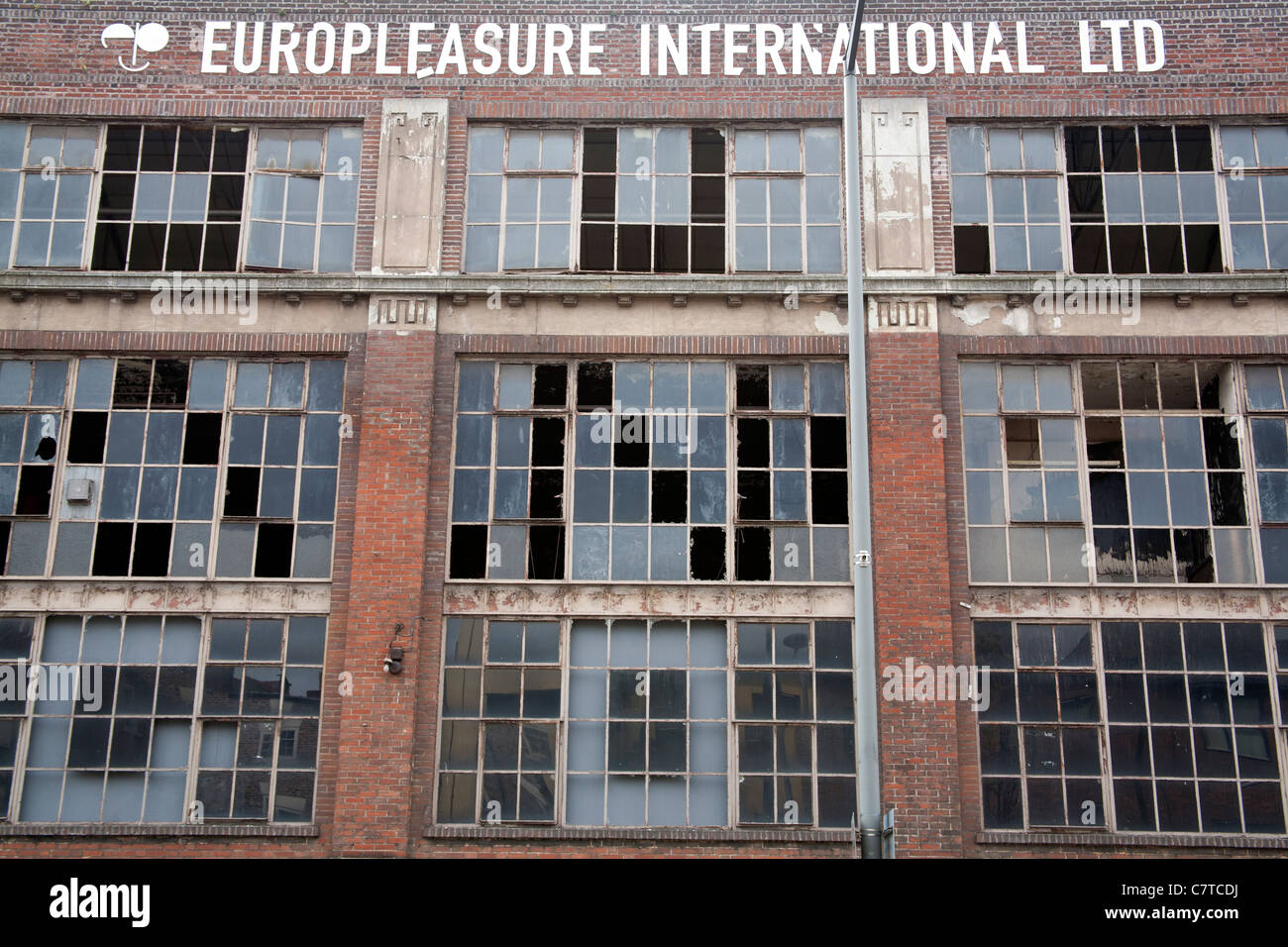 The derelict building that formerly was the offices of Europleasure ...
