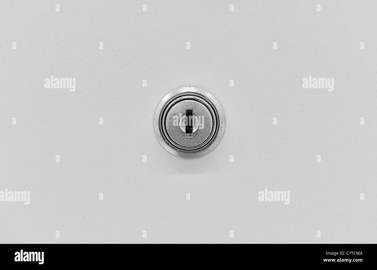 Open chrome lock isolated Black and White Stock Photos & Images - Alamy