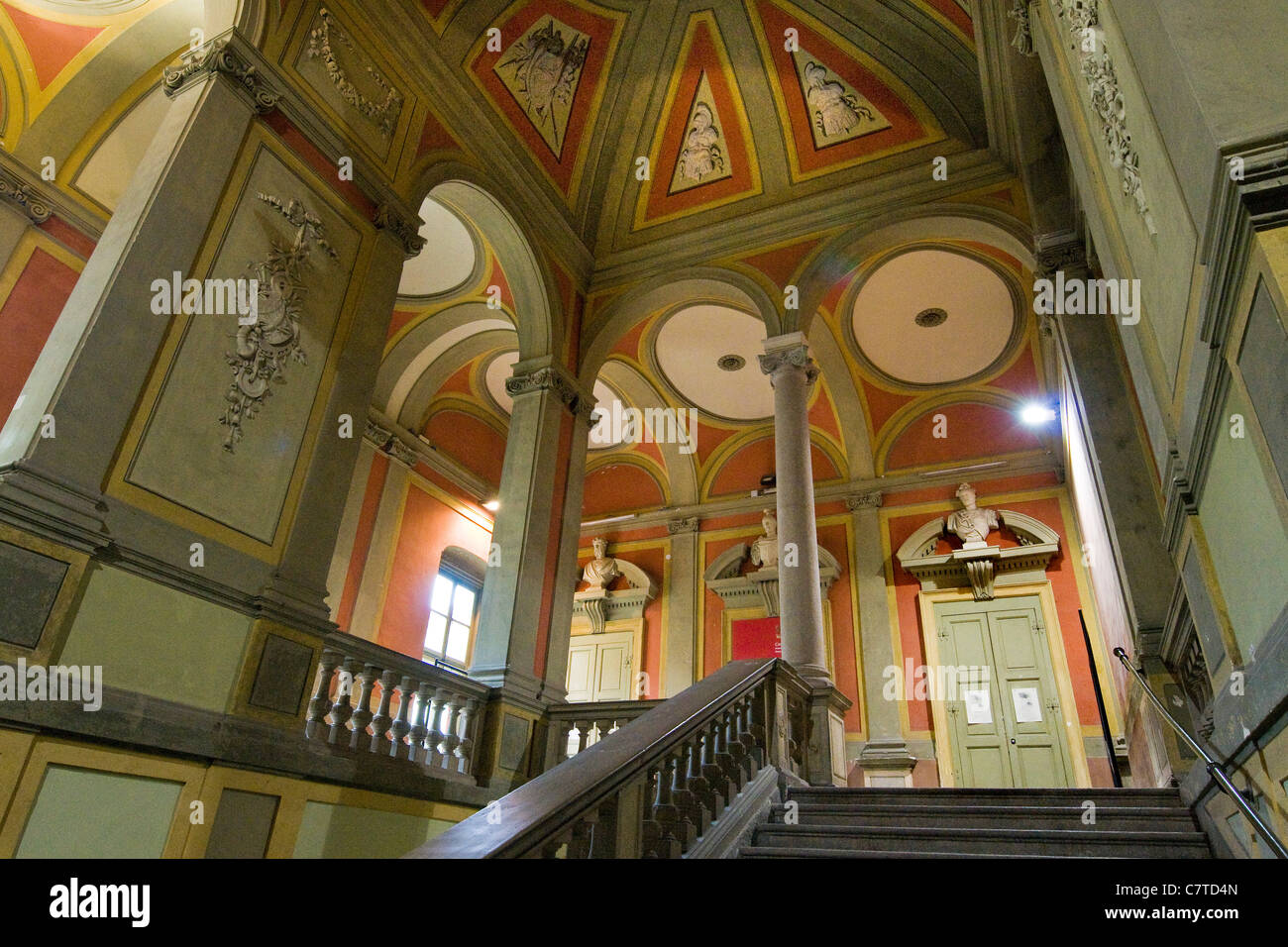 Italy, Piedmont, Alessandria, interiors of the Vivaldi conservatory ...
