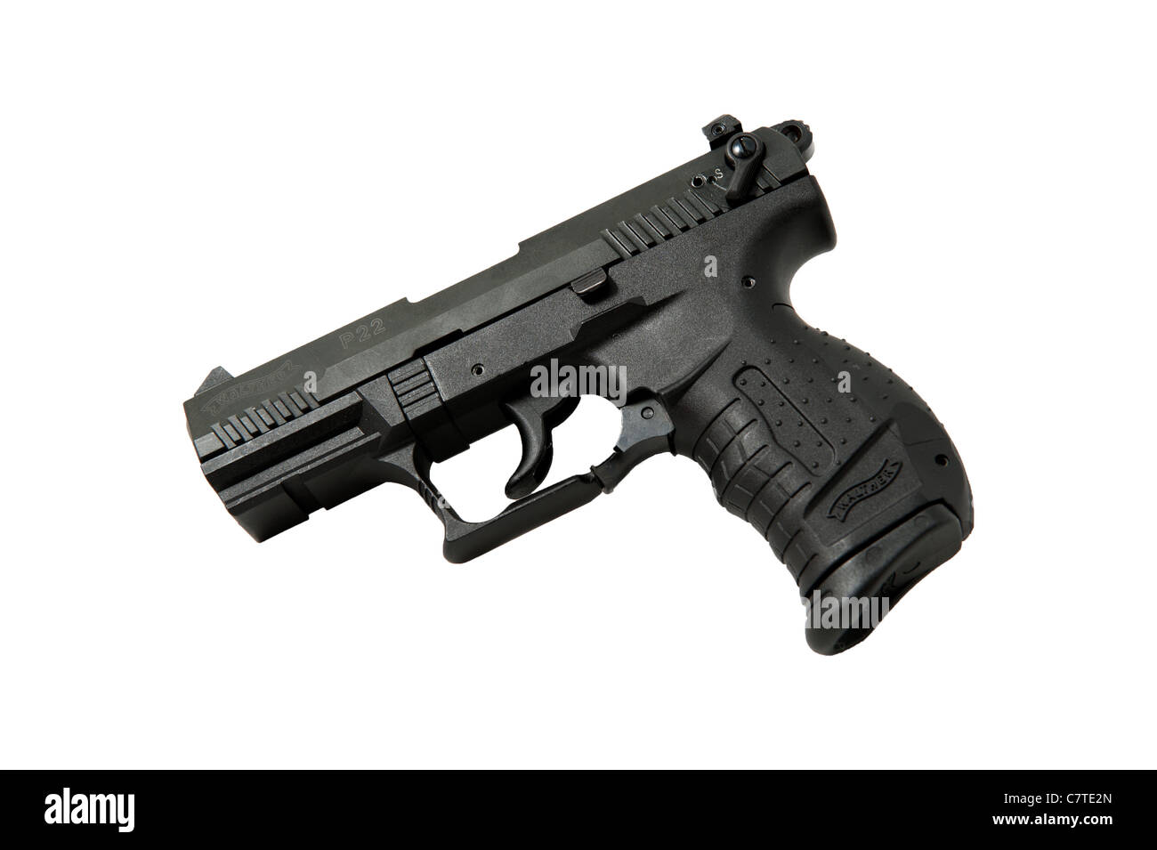 Walter P22 firearm on white background Stock Photo - Alamy