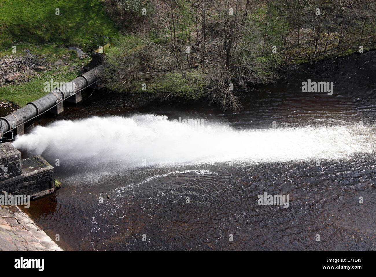 The Lake Vyrnwy Dam and reservoir in Powys, Wales Stock Photo - Alamy
