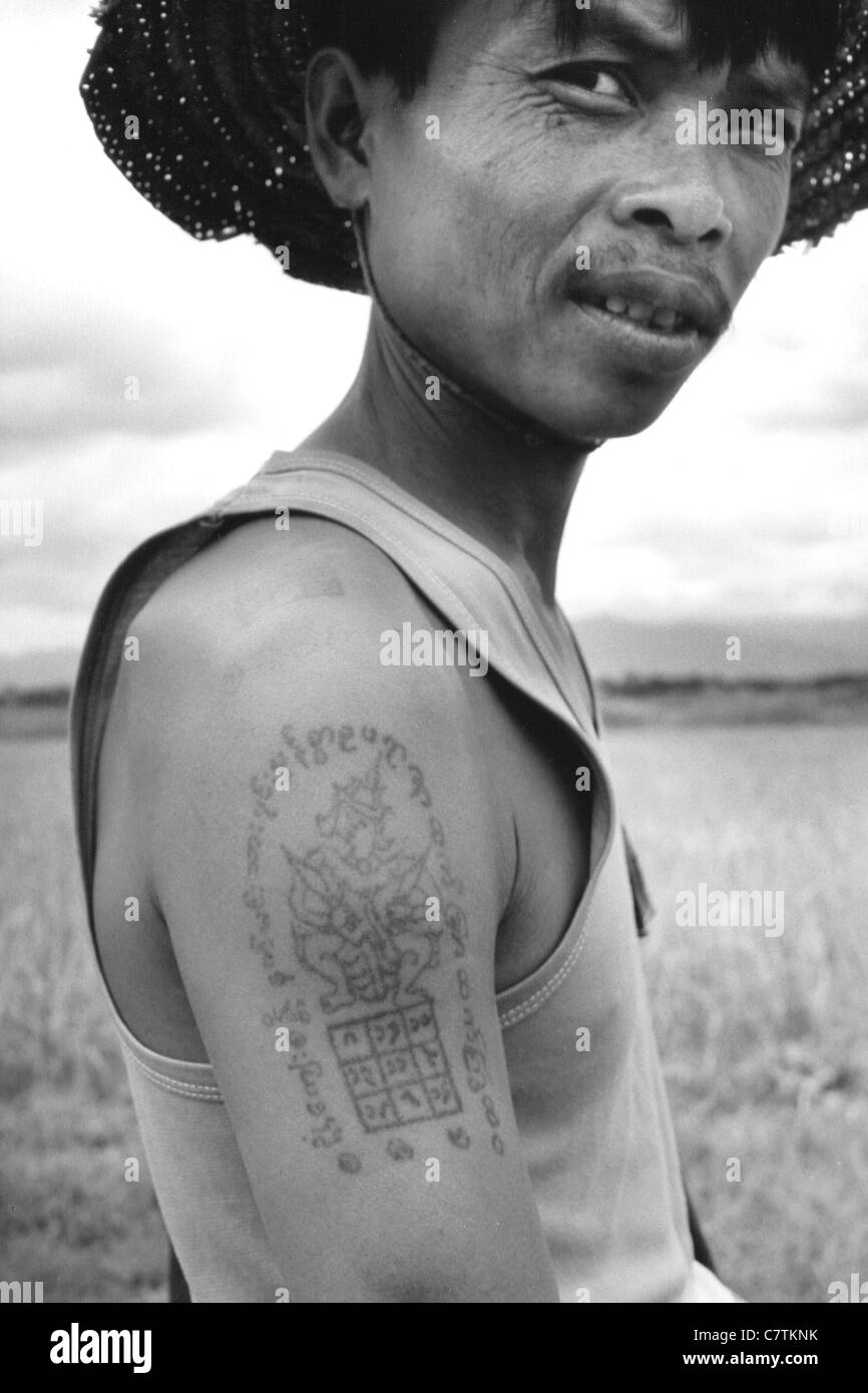 Burma tattoos hi-res stock photography and images - Alamy