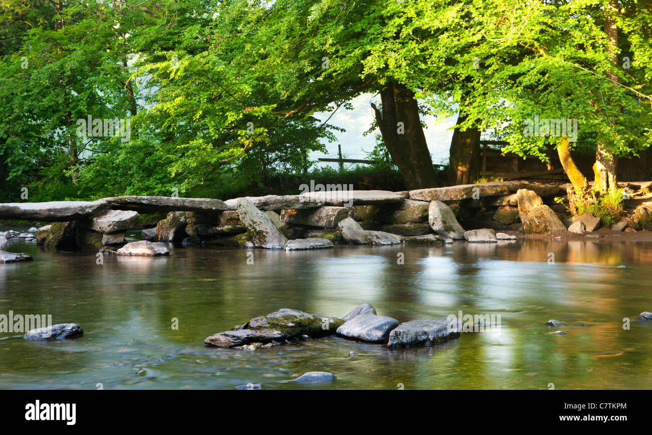 Tarr Steps in Exmoor National Park, Somerset Stock Photo - Alamy
