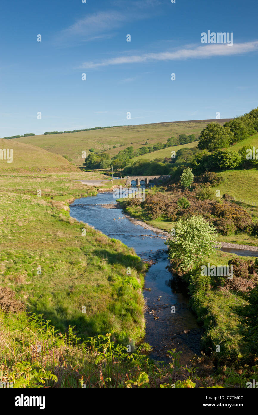 Landacre Bridge and the River Barle, Exmoor, Somerset Stock Photo - Alamy