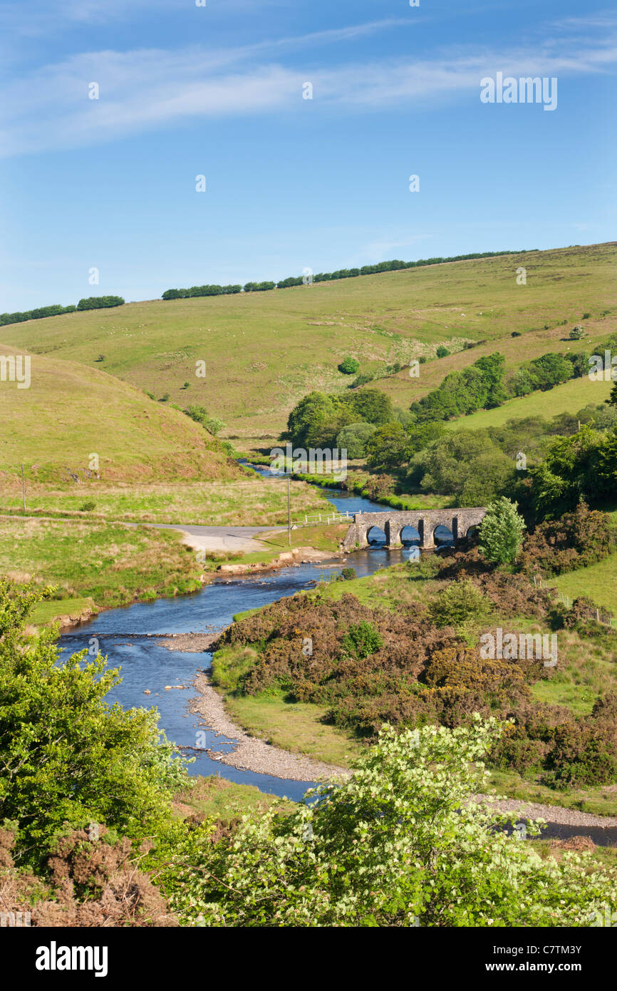 Landacre Bridge and the River Barle, Exmoor, Somerset Stock Photo - Alamy