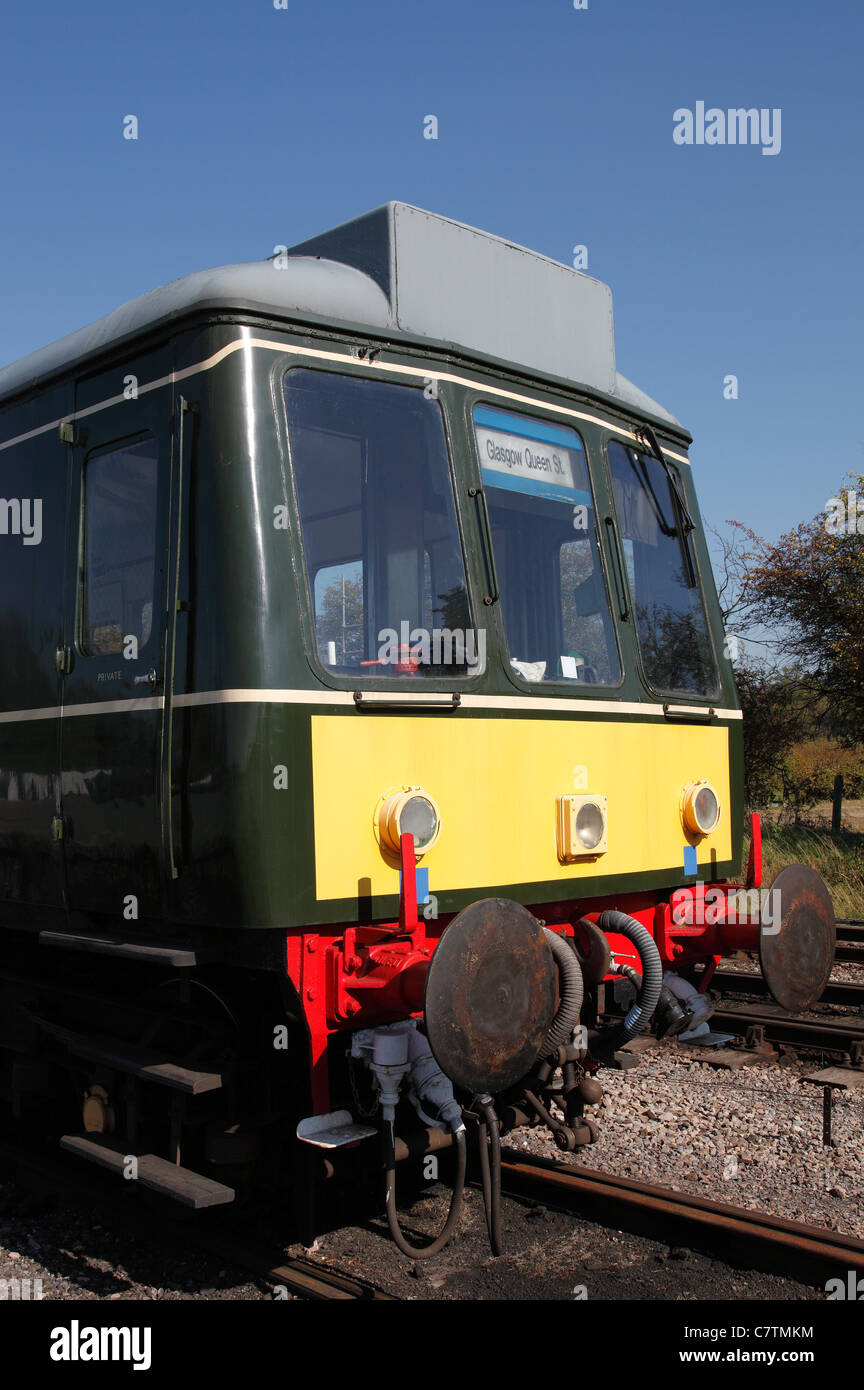 DMU DIESEL-POWERED RAIL CAR ON THE GLOUCESTER AND WARWICKSHIRE RAILWAY ...