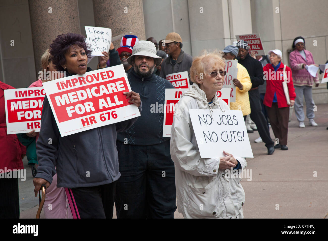 Welfare women protest hi-res stock photography and images - Alamy