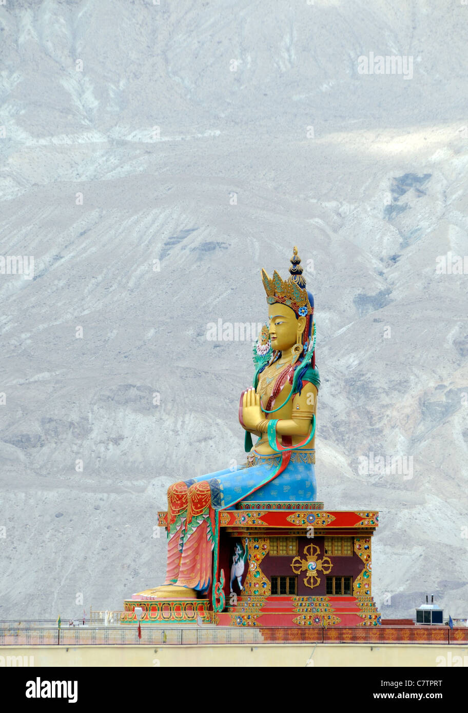 Statue of Jampa (Maitreya) Future Buddha reported to be 32 metres, 106 ...
