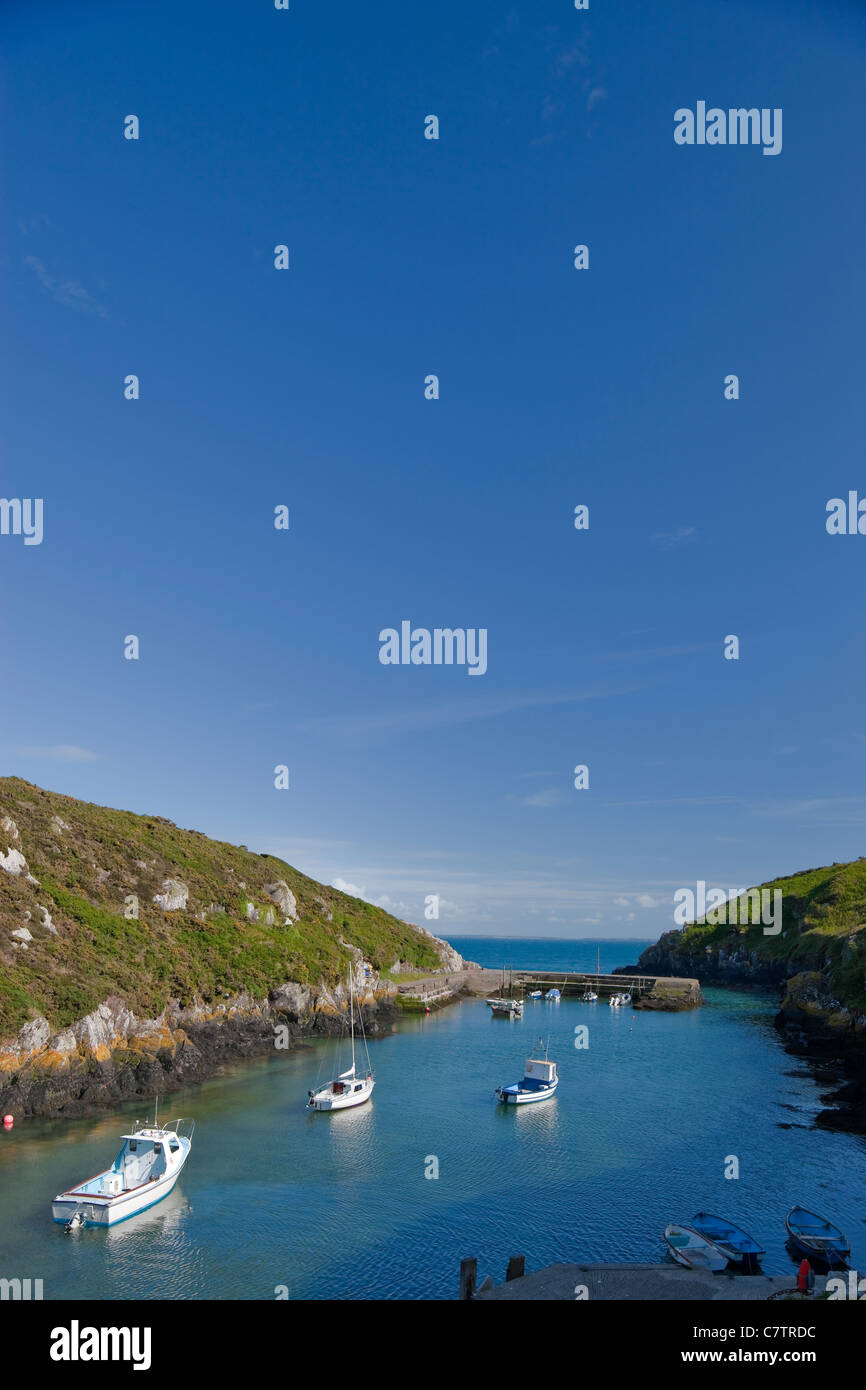 Porthclais Harbour St Brides Bay Pembrokeshire Wales Stock Photo - Alamy