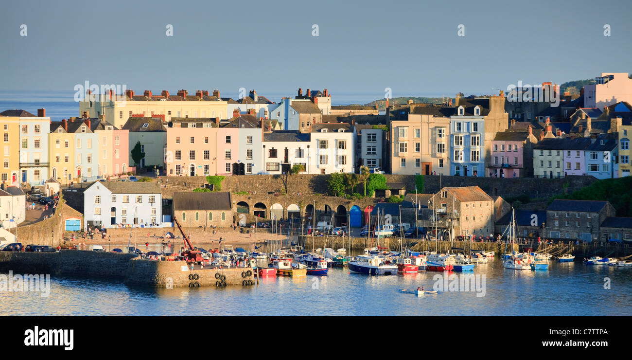 Tenby harbour view hi-res stock photography and images - Alamy