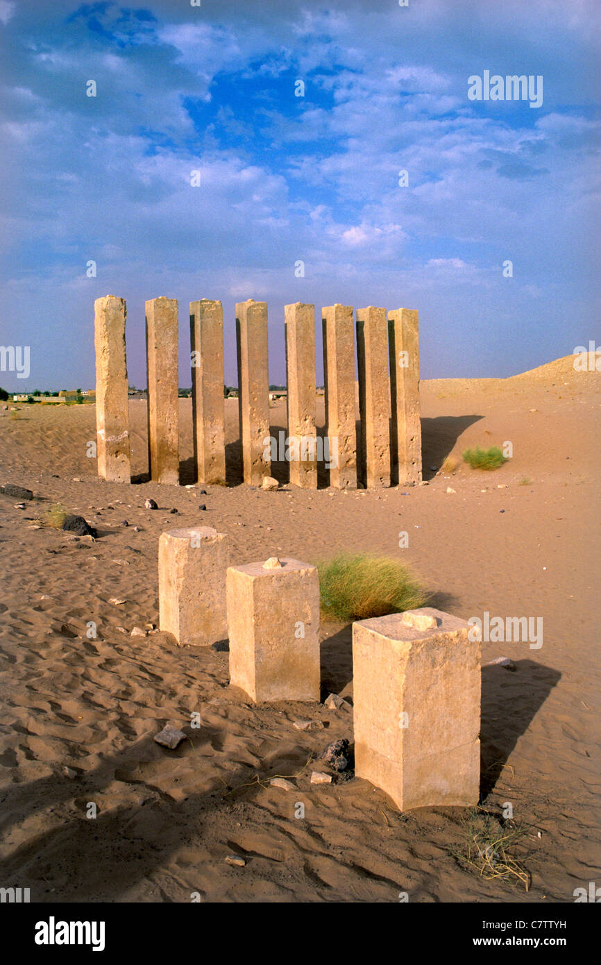 Yemen, Marib, archaeological site Stock Photo - Alamy