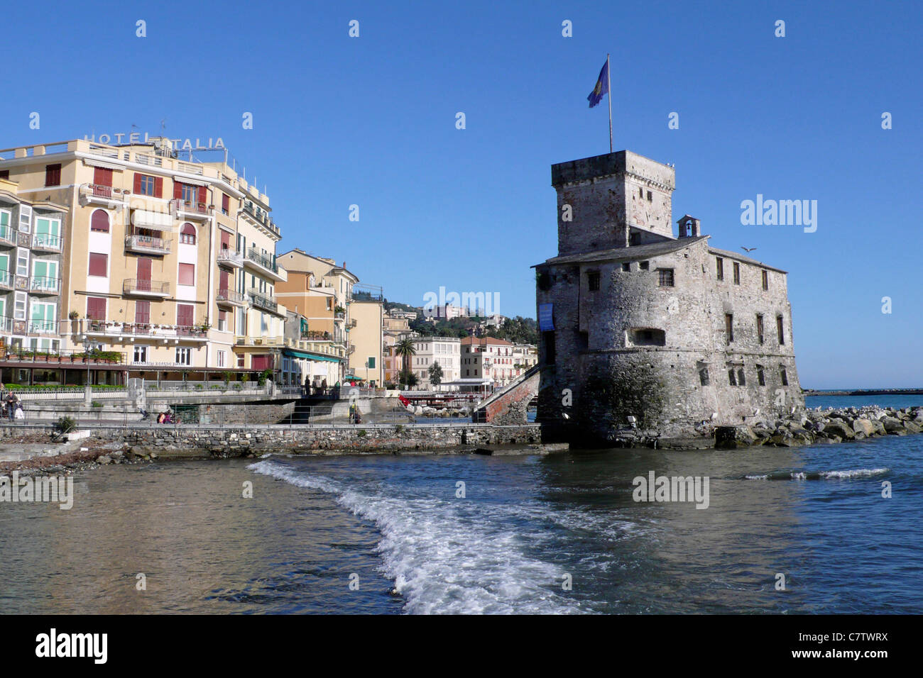 Italy, Liguria, Rapallo, the castle Stock Photo - Alamy