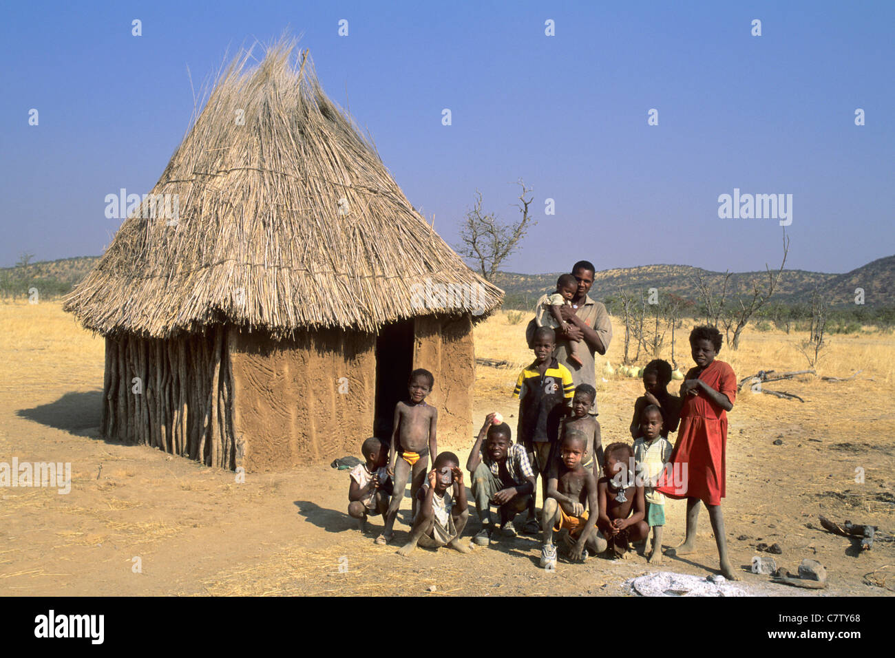 Africa, Namibia,Opuwo village Stock Photo - Alamy