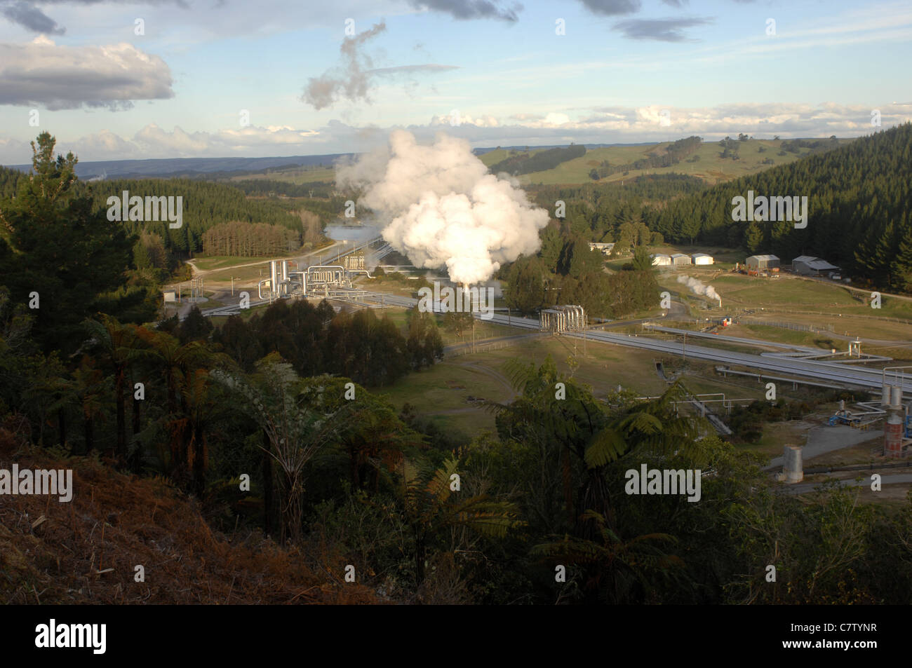 Wairakei Geothermal Power Plant, Taupo, New Zealand Stock Photo - Alamy