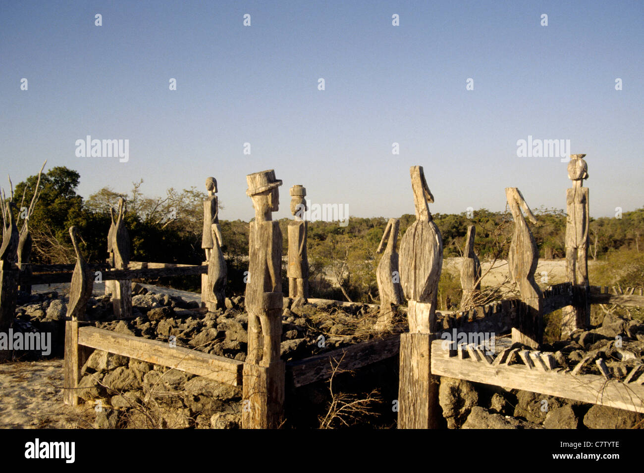Africa, Madagascar, Mahafaly tomb Stock Photo - Alamy