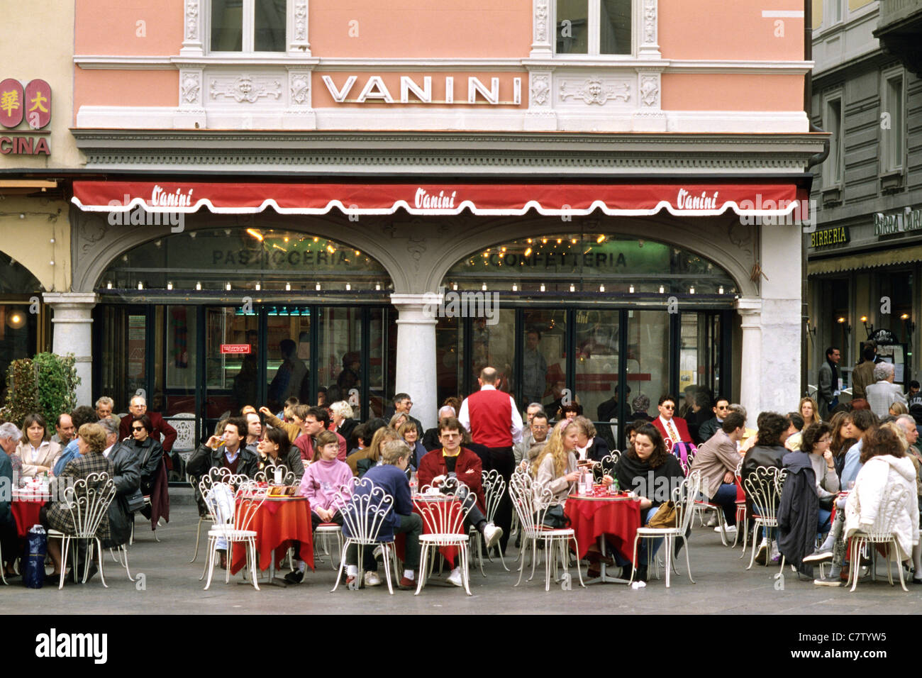 Lugano switzerland cafe hi-res stock photography and images - Alamy