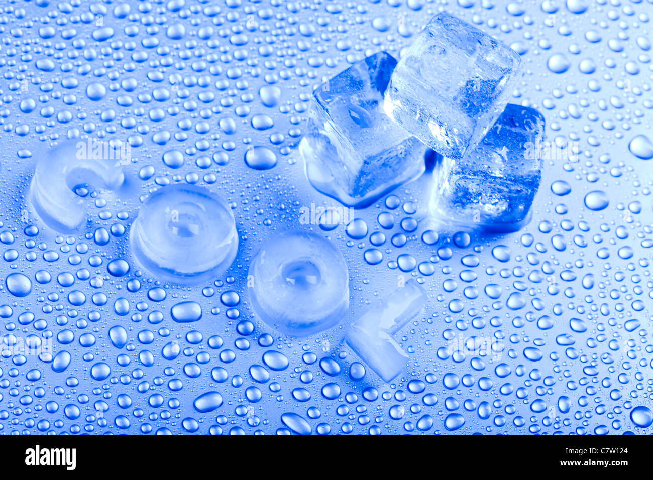 Transparent ice cubes Stock Photo - Alamy