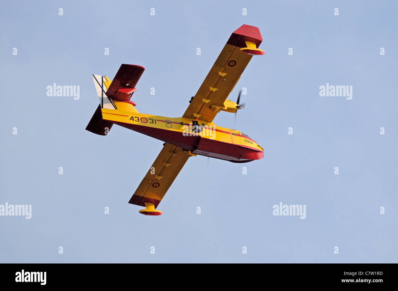 Bombardier/Canadair CL415 fire bomber, Cabopino Golf, Costa del Sol ...