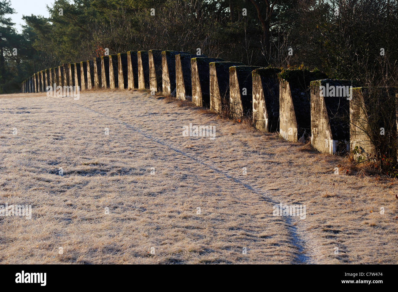 Ww2 concrete defensive blocks hi-res stock photography and images - Alamy