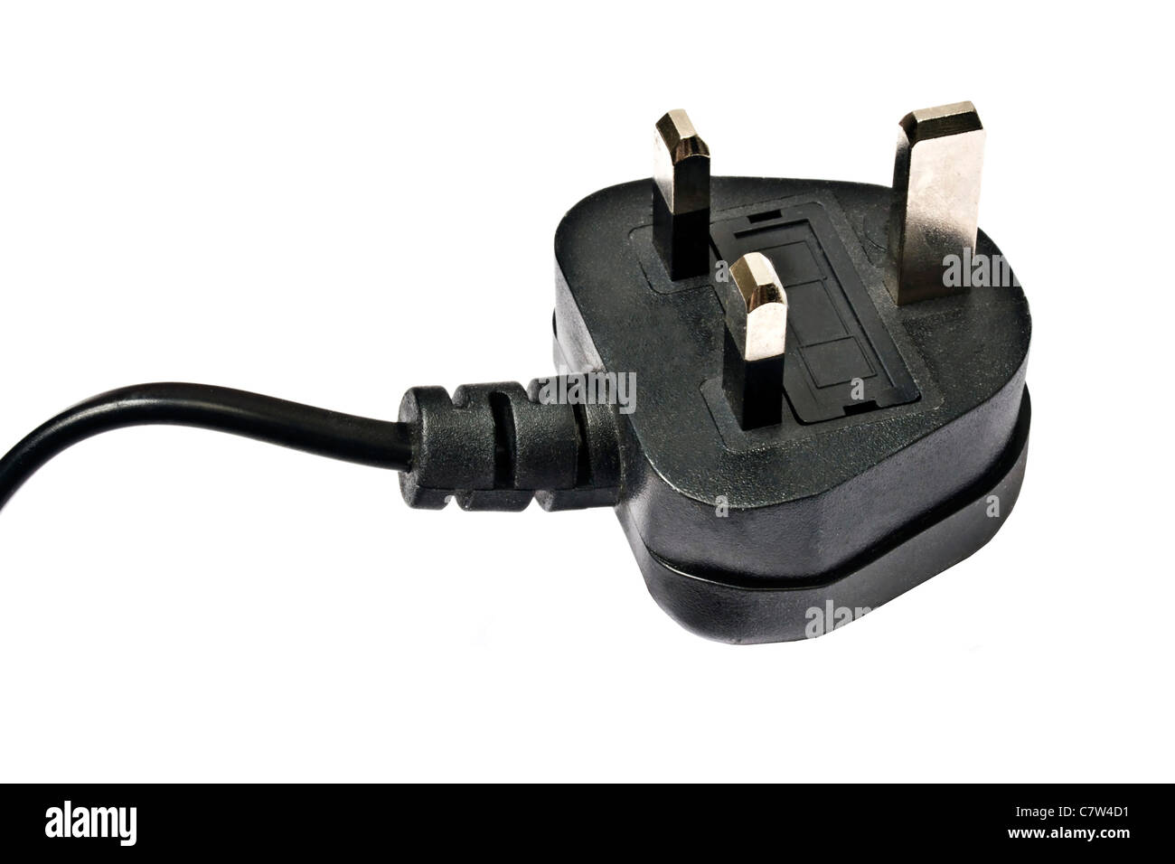 Electric plug isolated on the white background Stock Photo - Alamy
