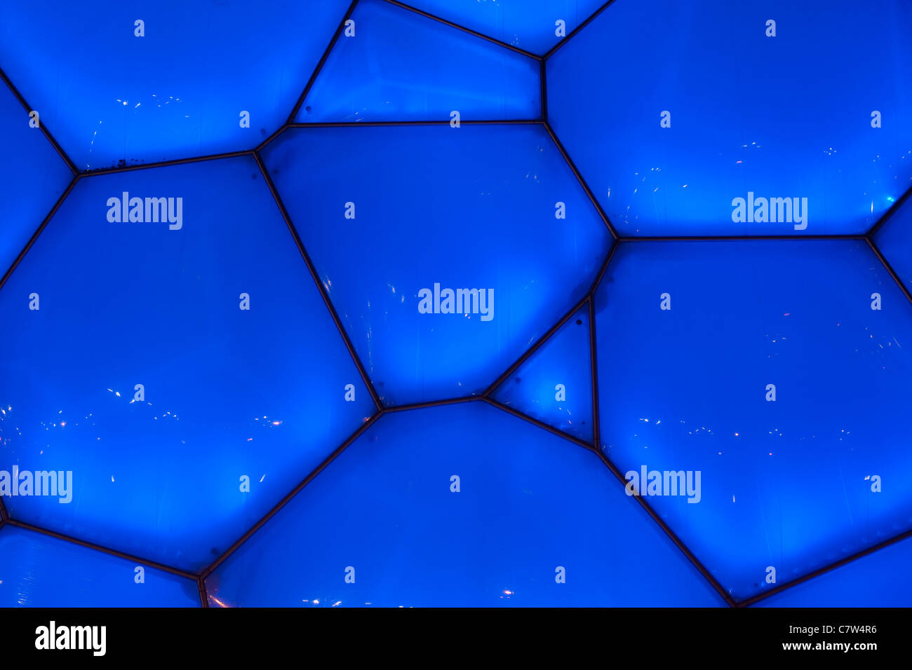 Close-up of the exterior of the Water Cube, Beijing Stock Photo - Alamy