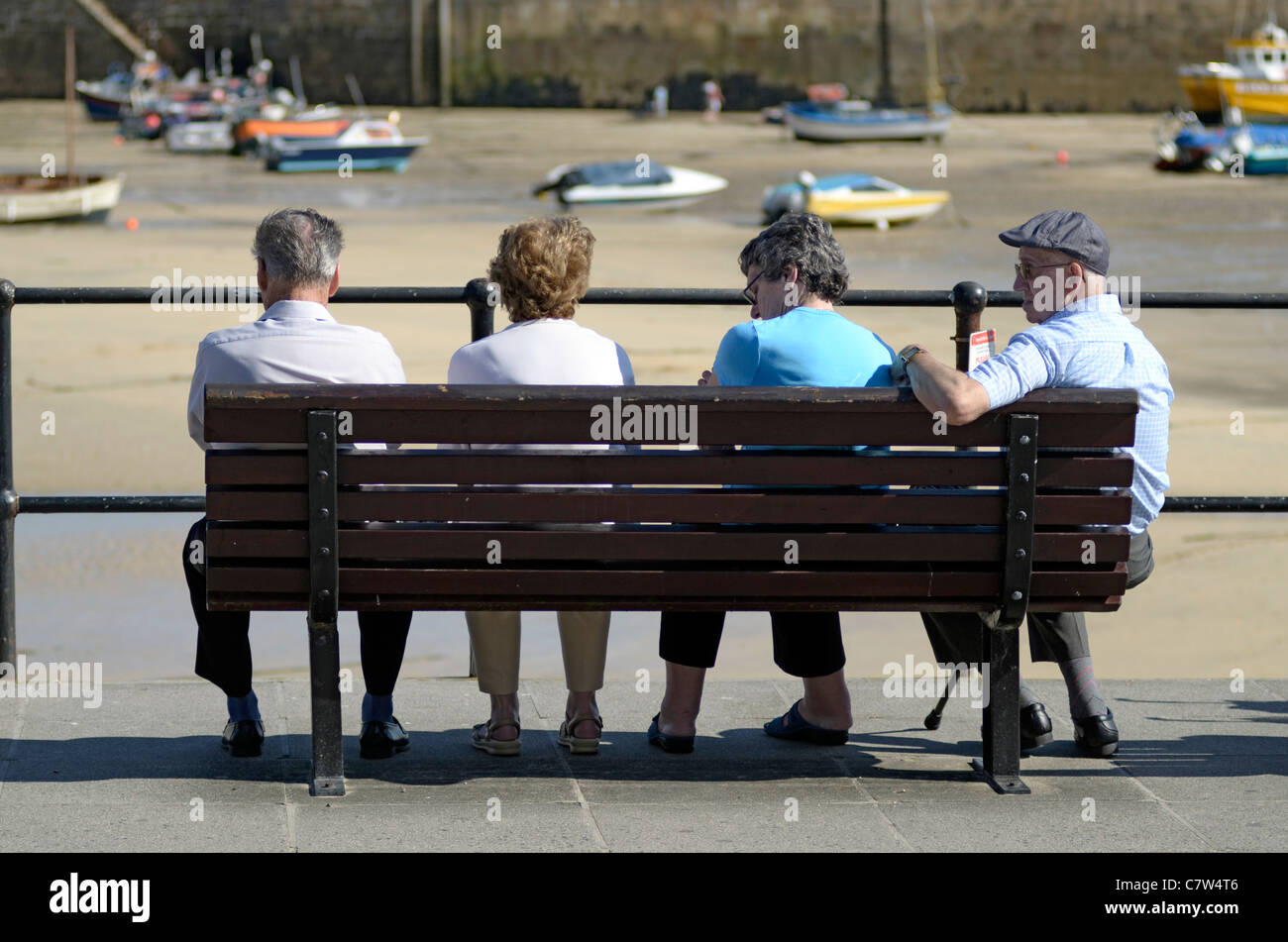 St. Ives sunny Autumn Cornwall UK Stock Photo - Alamy