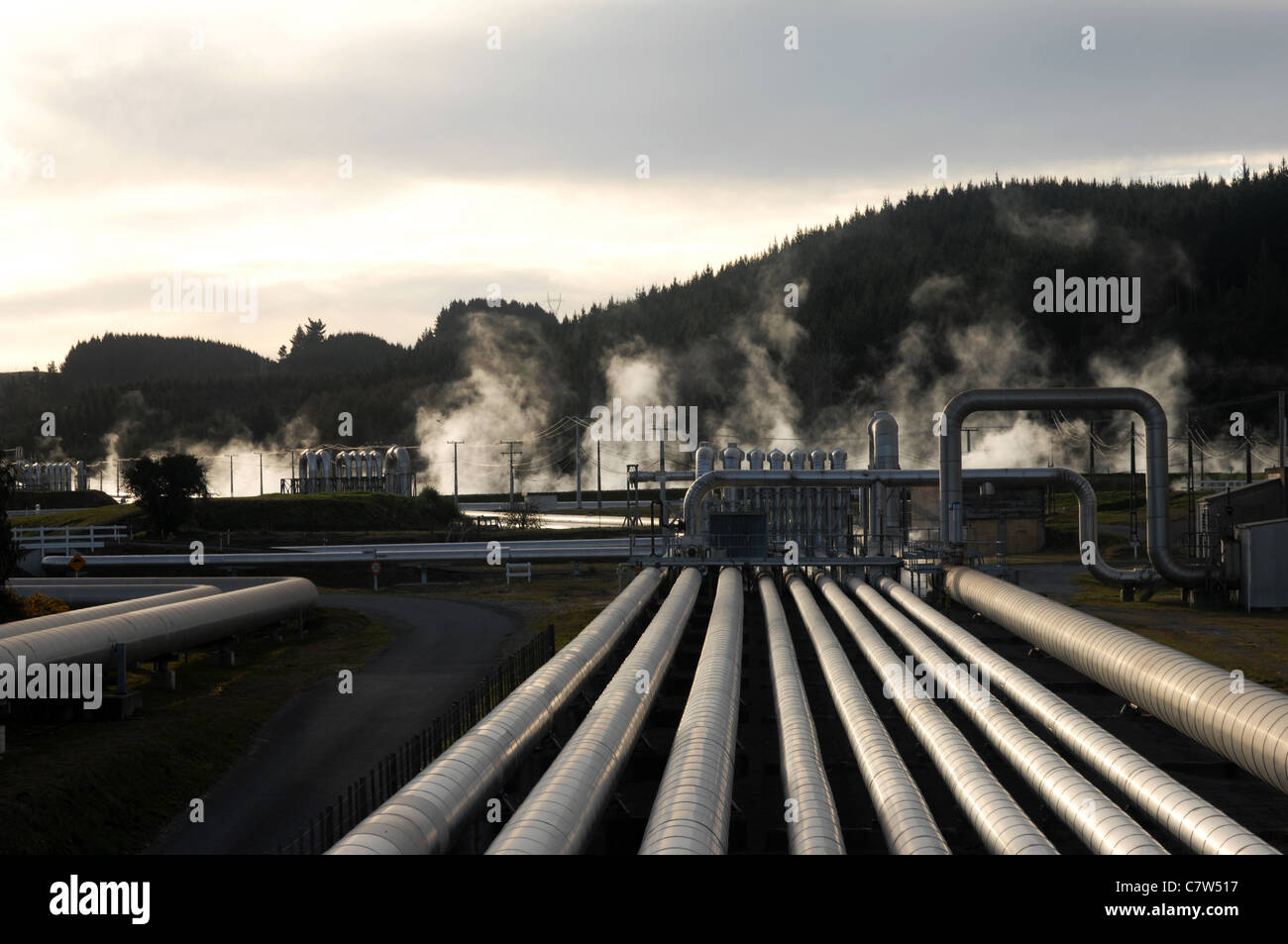 Wairakei Geothermal Power Plant, Taupo, New Zealand Stock Photo - Alamy