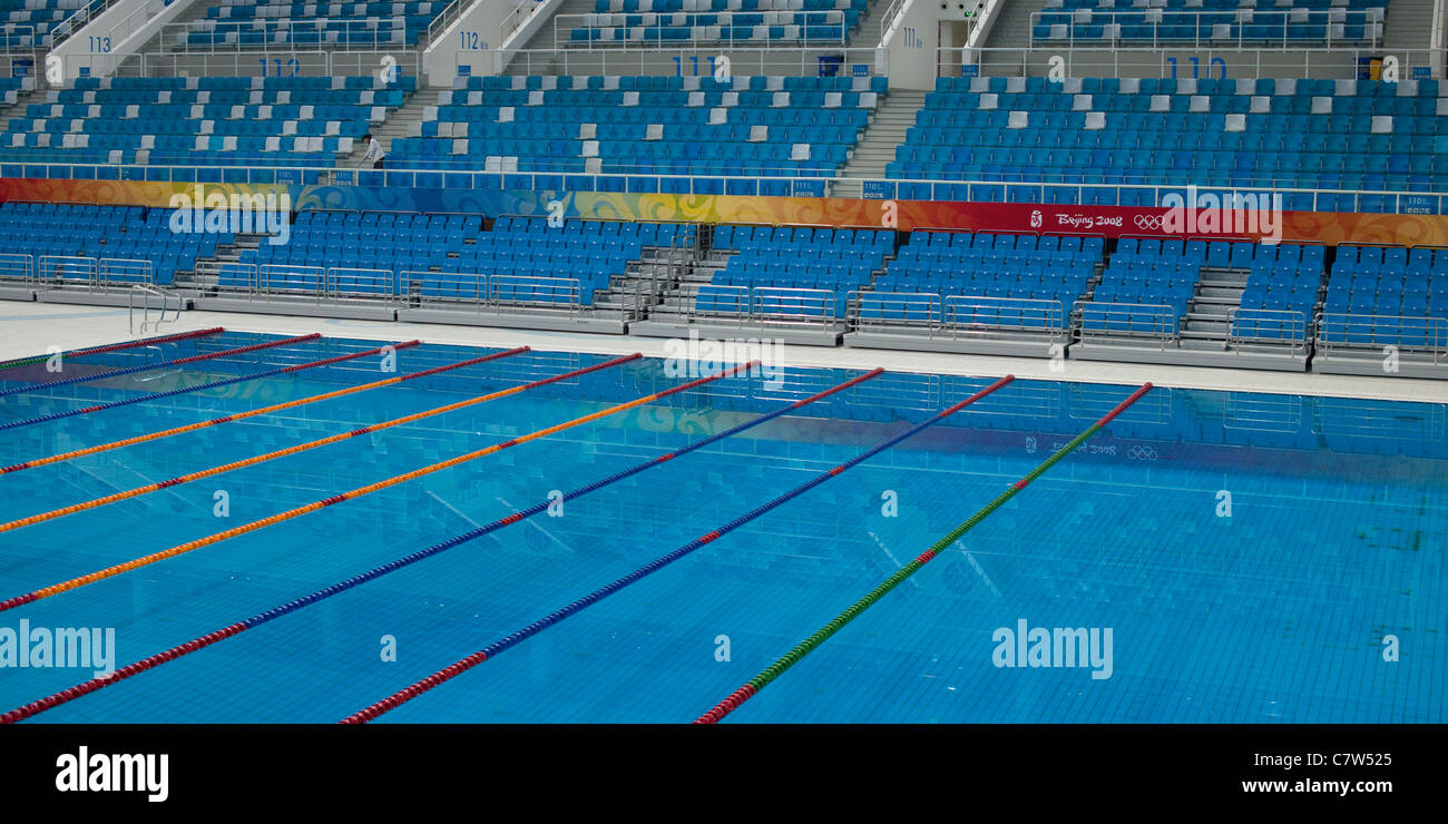 Olympic swimming pool beijing hi-res stock photography and images - Alamy