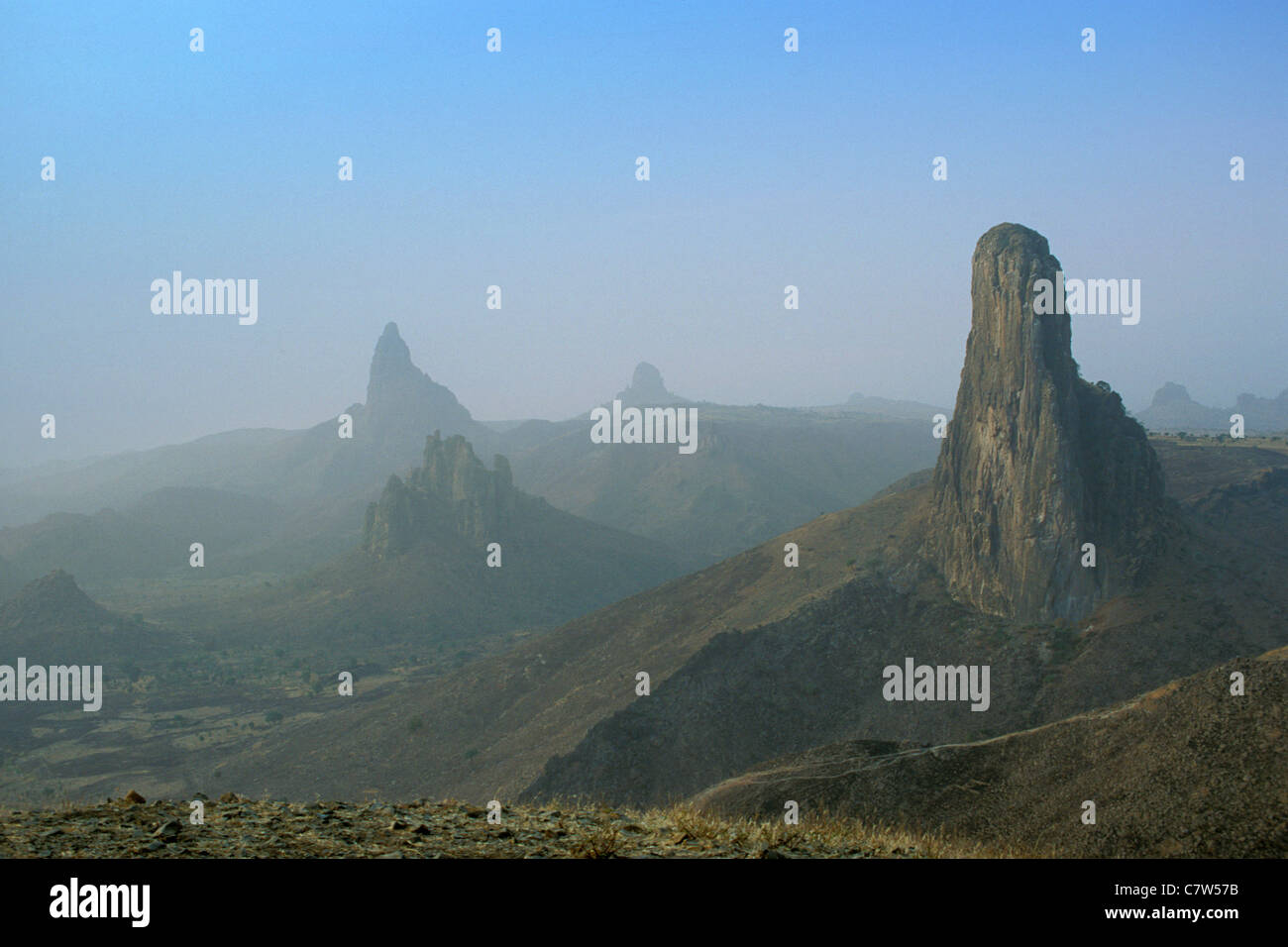 Cameroon, landscape near Rumsiki Stock Photo - Alamy