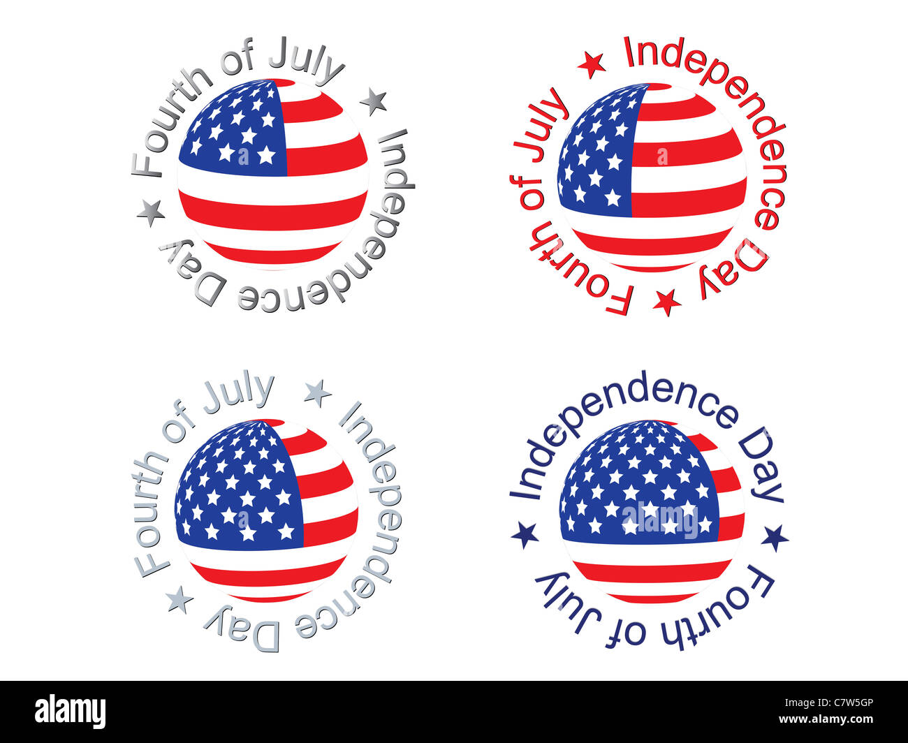 independence day signs Stock Photo - Alamy