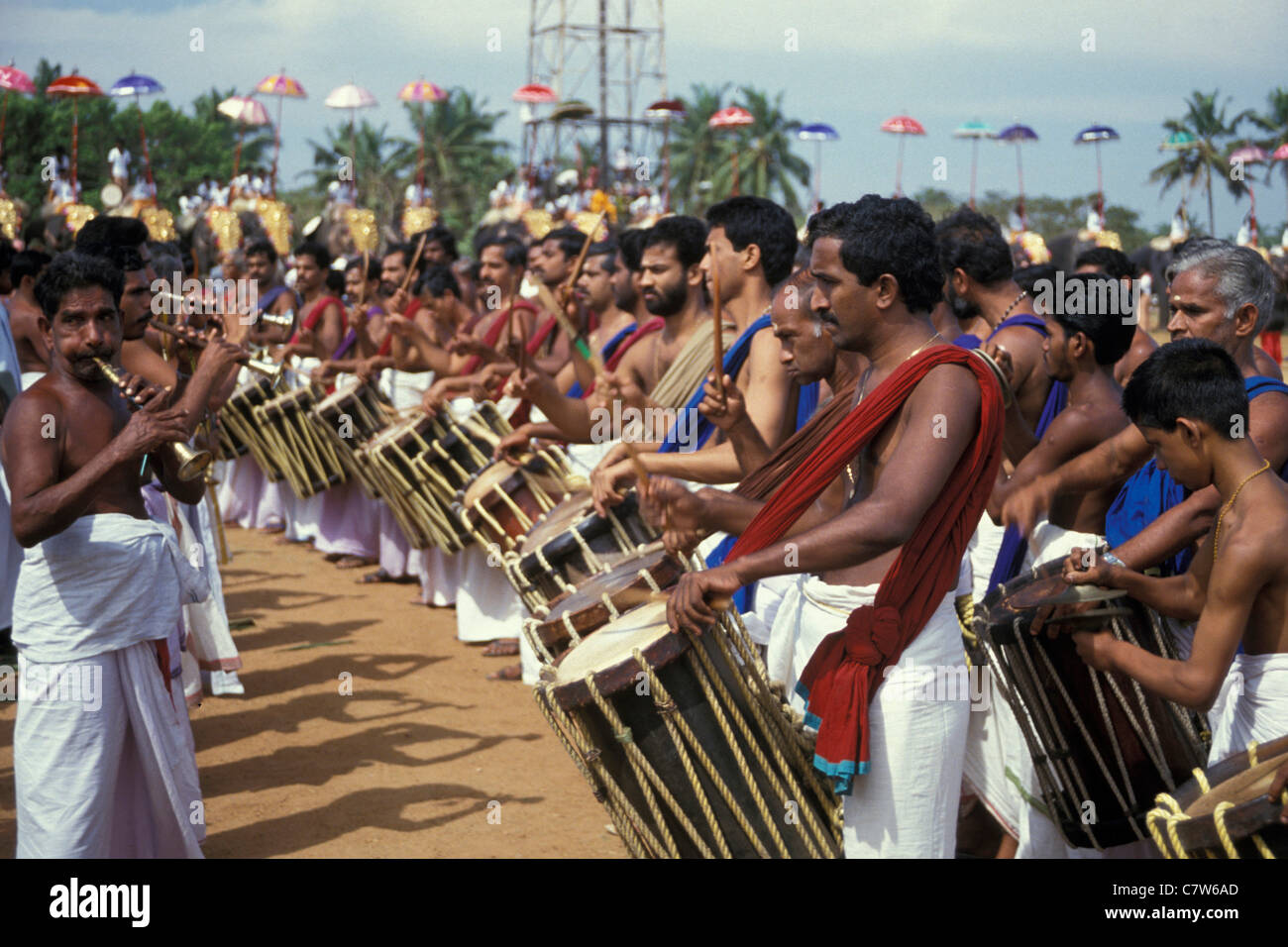 Musical instruments of kerala hi-res stock photography and images - Alamy