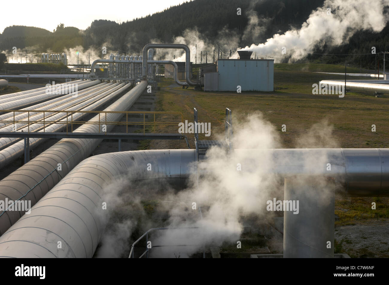 Wairakei Geothermal Power Plant, Taupo, New Zealand Stock Photo - Alamy