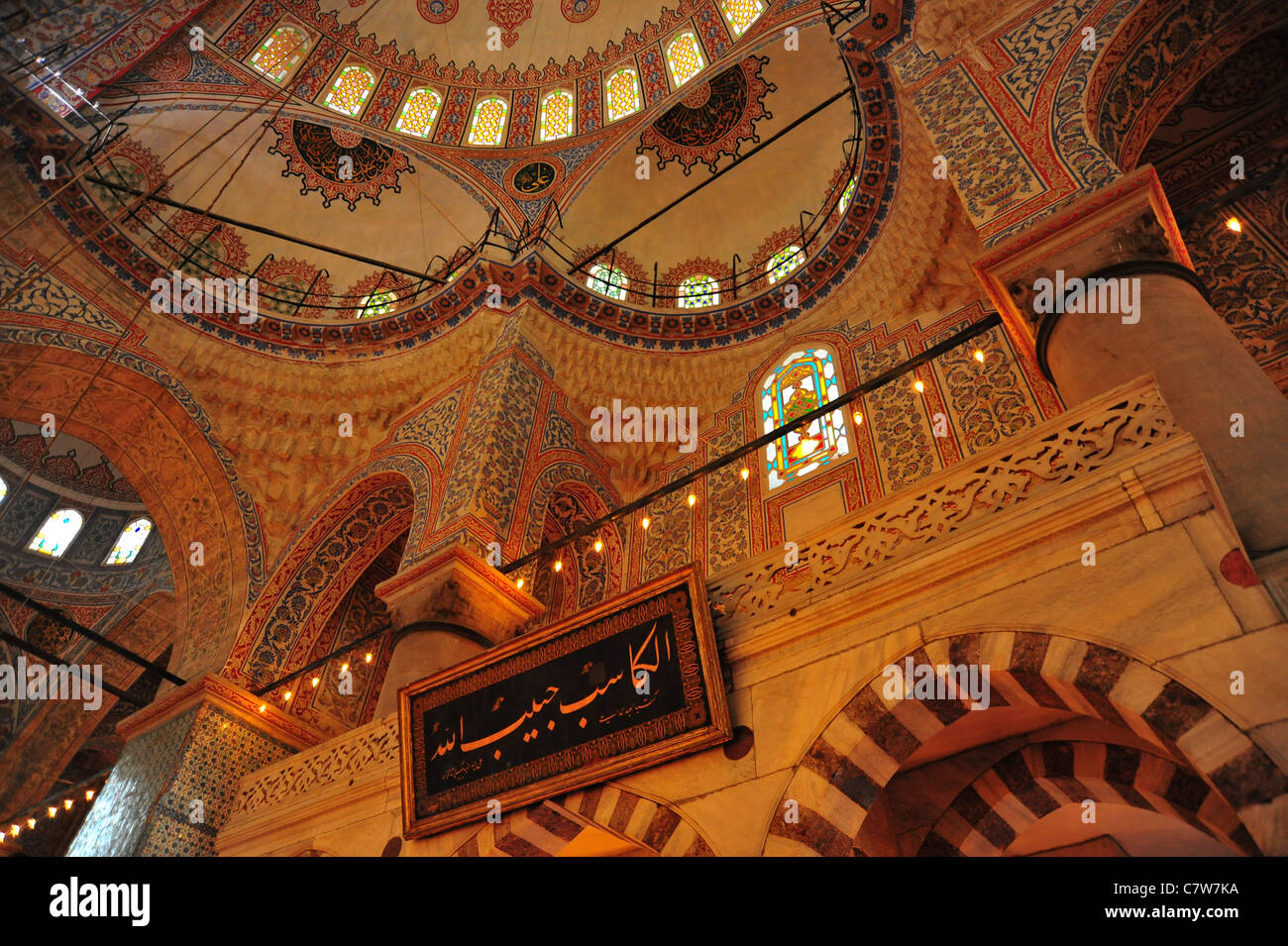 Views of the Blue Mosque in Istanbul Stock Photo - Alamy
